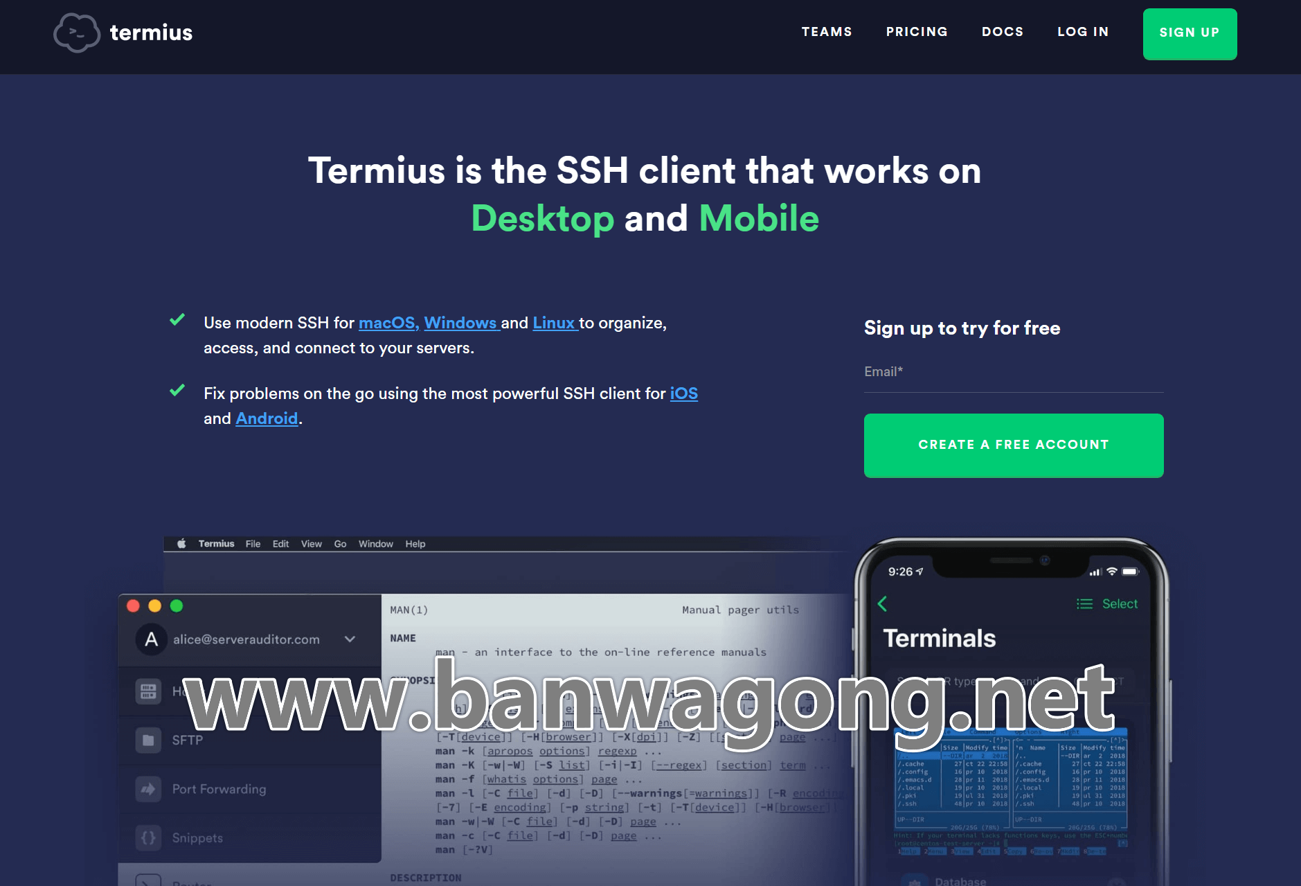 Termius：好用的搬瓦工 SSH 远程连接工具/免费 SSH 客户端推荐 - 搬瓦工-搬瓦工