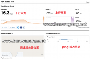 speed.cloudflare.com 在线测速工具测试网络带宽/下载速度 - 搬瓦工-搬瓦工