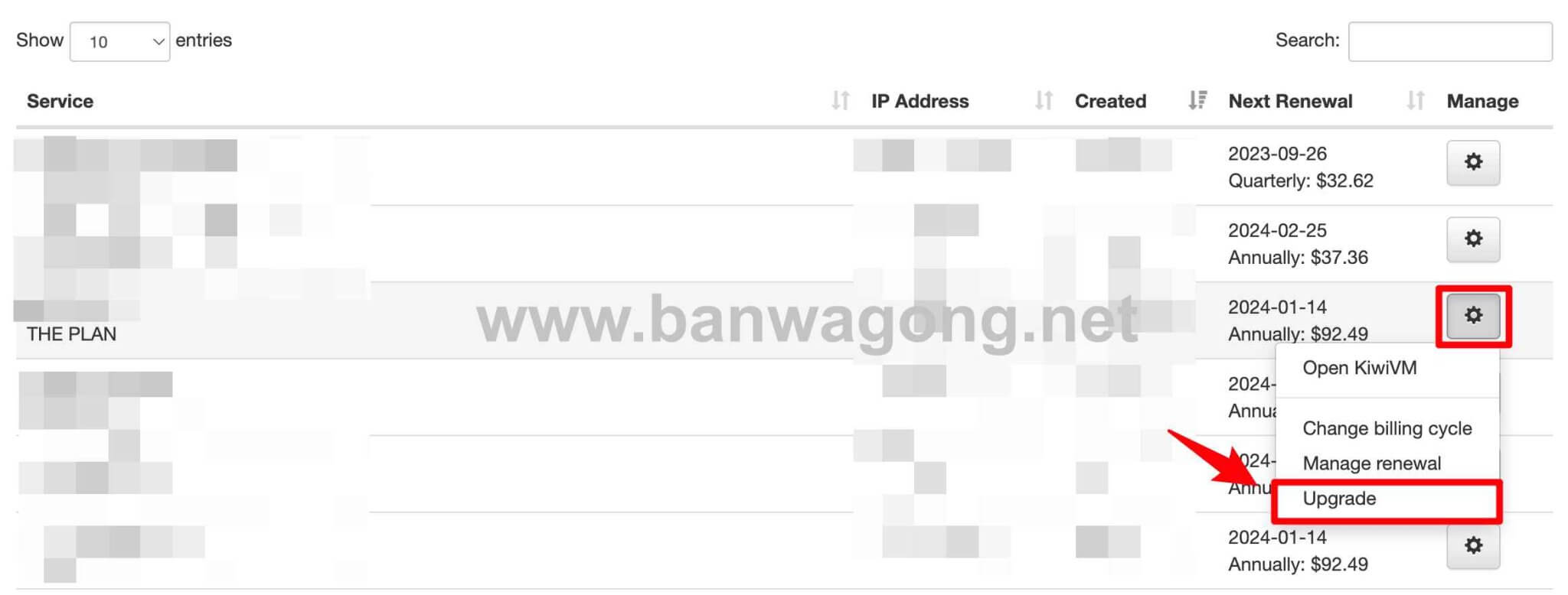 搬瓦工 THE PLAN v1 限量版套餐自助升级到 THE PLAN v2 限量版套餐教程 - 搬瓦工-搬瓦工